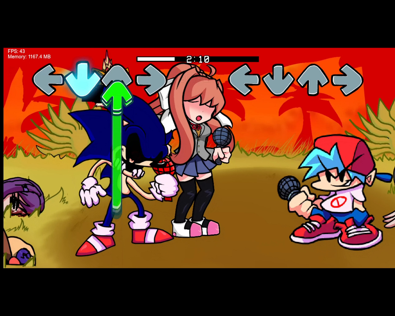 fnf vs monika.exe 1.5 And sonic.exe Vs monika Mod for Friday Night ...