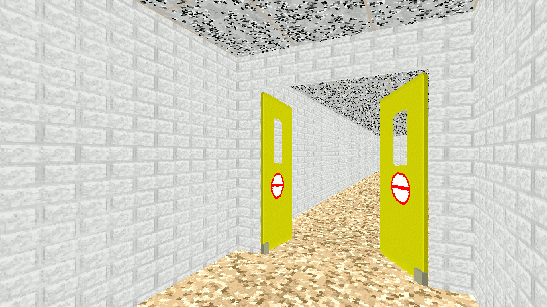 Dithered Swinging Doors Open Mod for Baldi's Basics | Baldi Mods