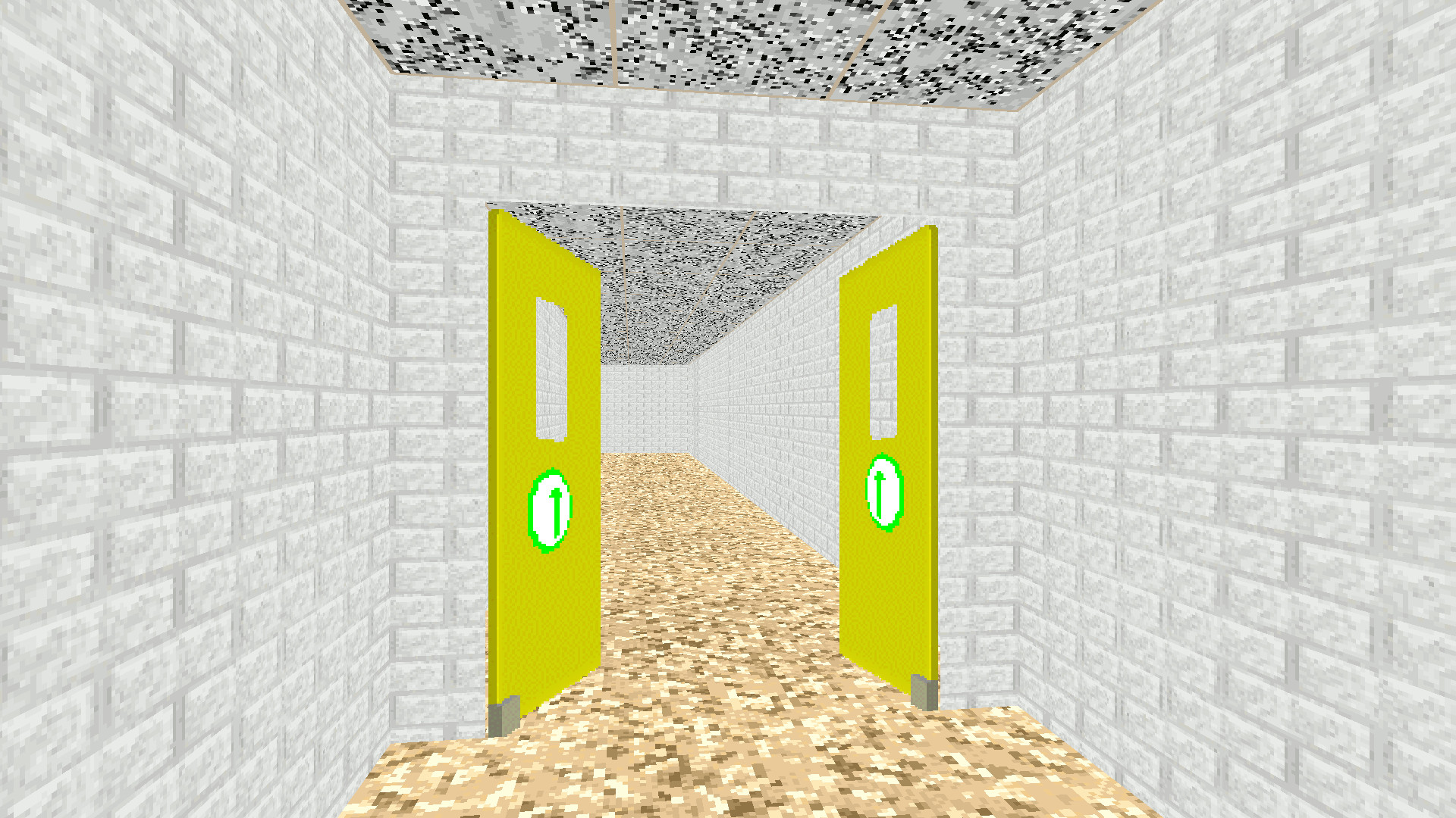 Dithered Swinging Doors Open Mod for Baldi's Basics | Baldi Mods