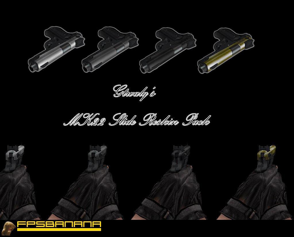 MK22 Slide Reskin Pack [Counter-Strike: Condition Zero] [Mods]