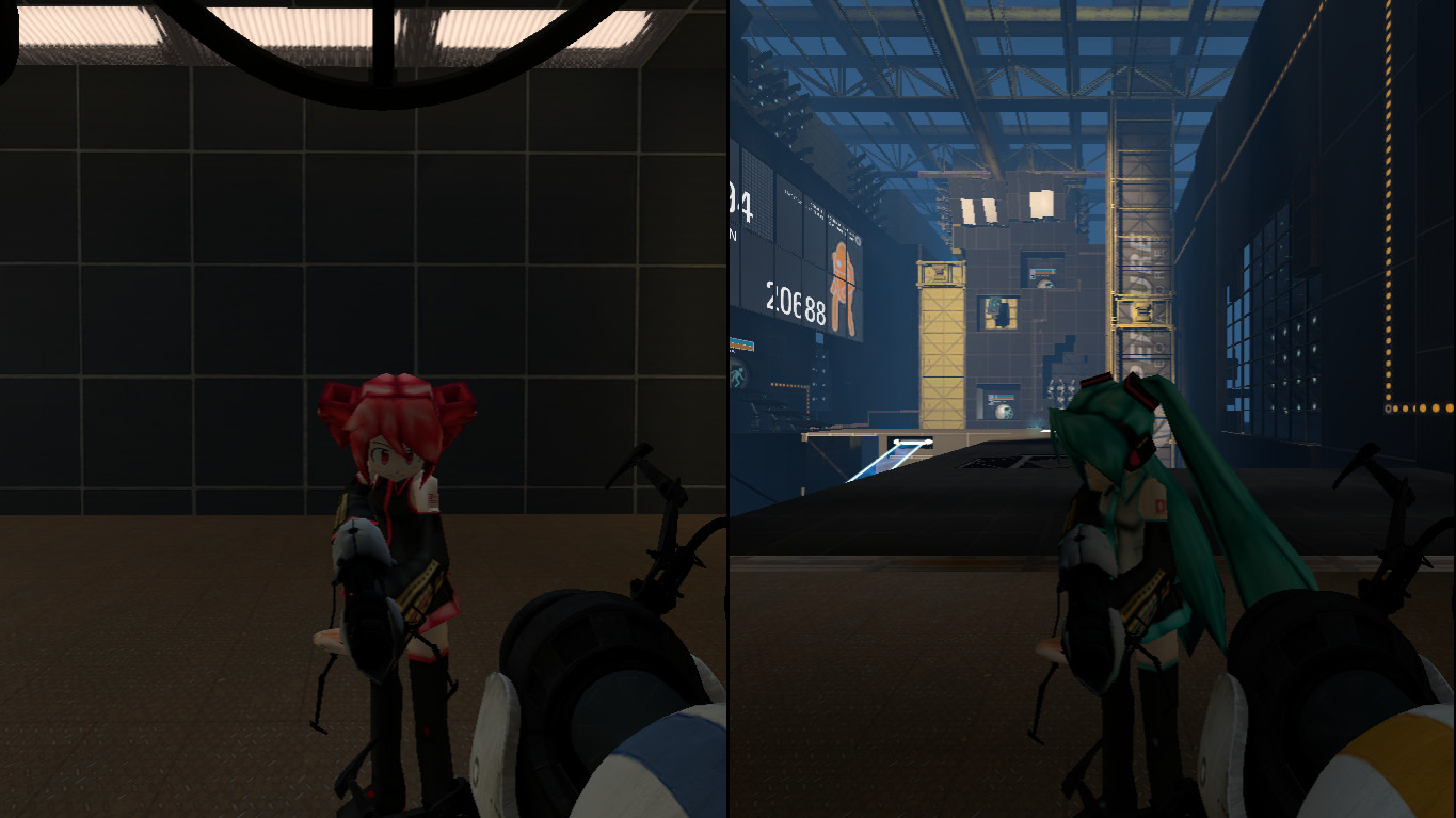 Hatsune Miku & Kasane Teto (Half-Life) Mod for Portal 2 | P2 Mods