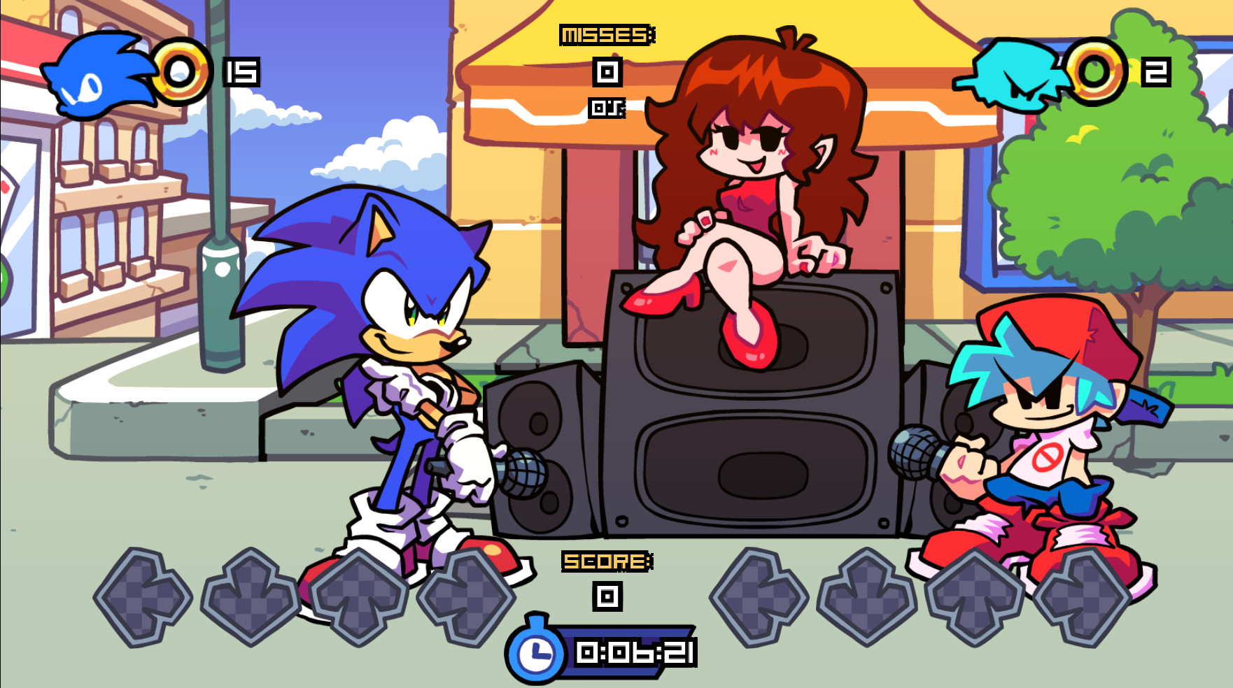 Sonic The Funk Mod for Friday Night Funkin' | FNF Mods