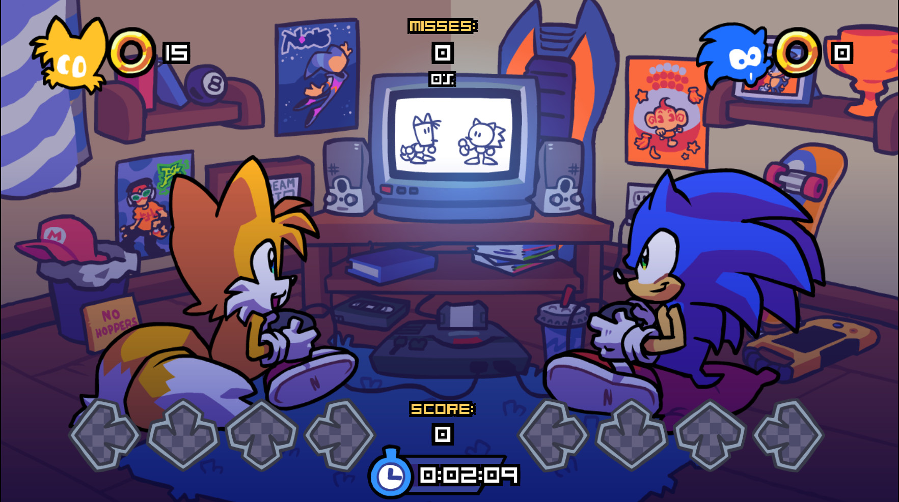 Sonic The Funk Mod for Friday Night Funkin' | FNF Mods
