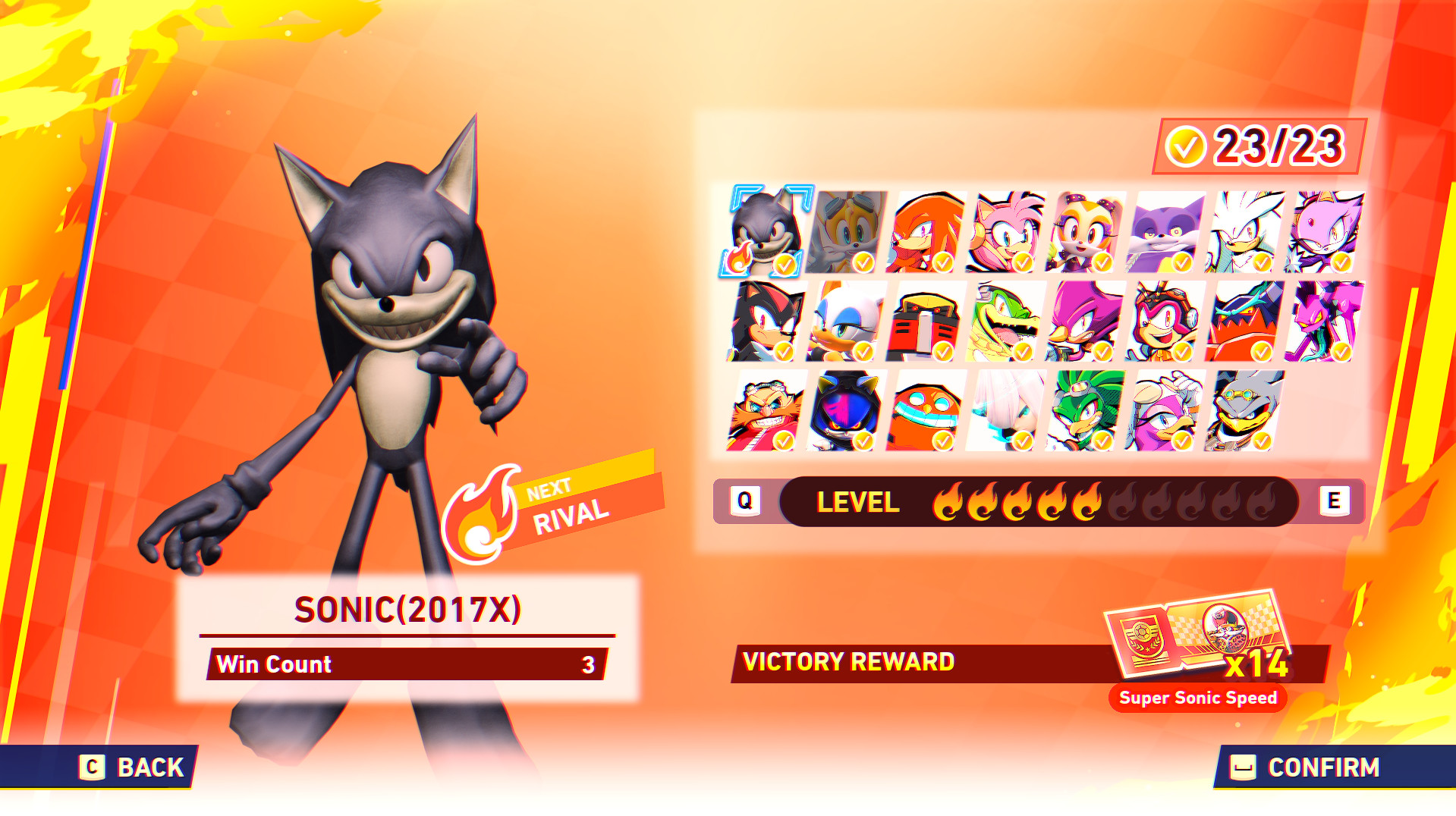 (AI UPDATE) The REAL Sonic (2017X over sonic) Mod for Sonic Racing ...