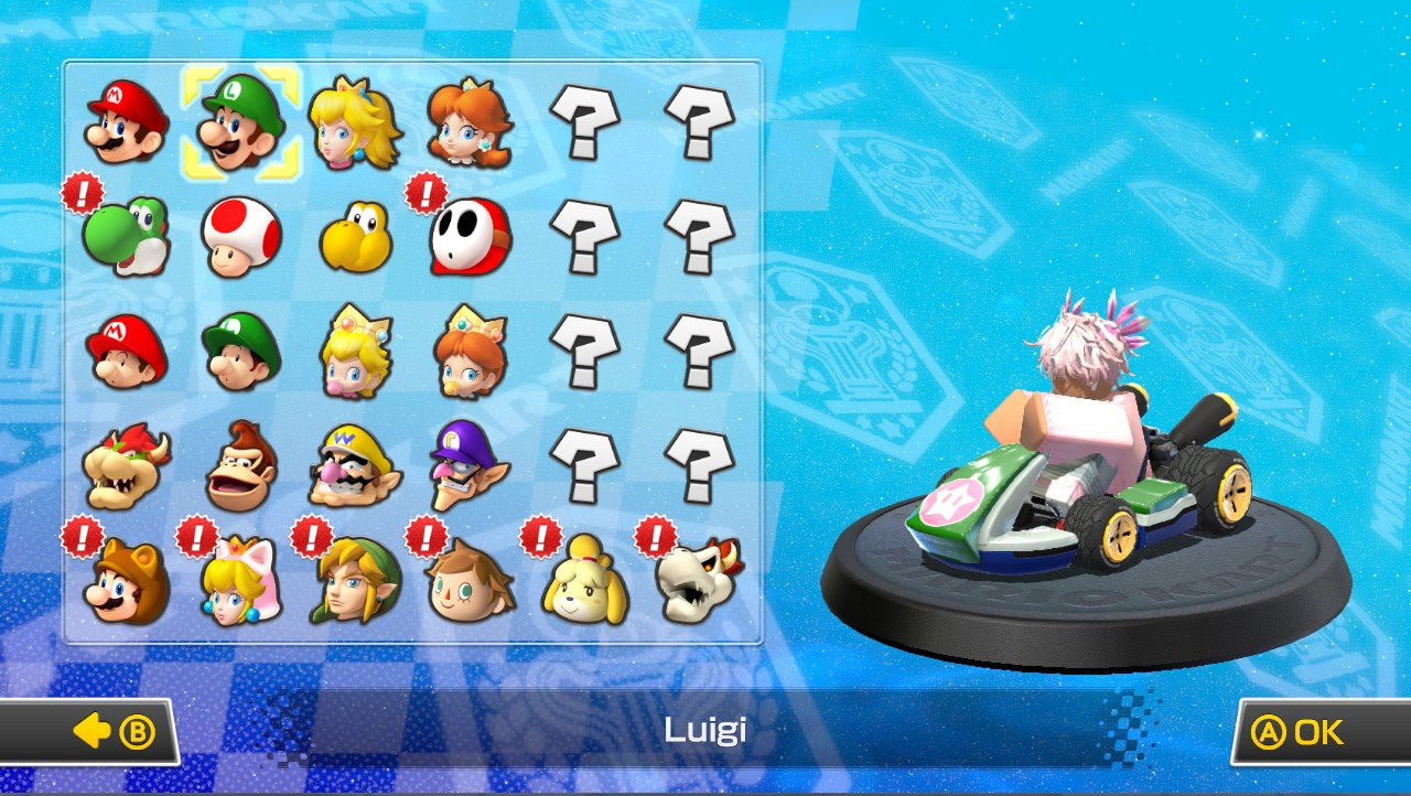Roblox Characters in MK8 (one day i wiill be back) Mod for Mario Kart 8 ...