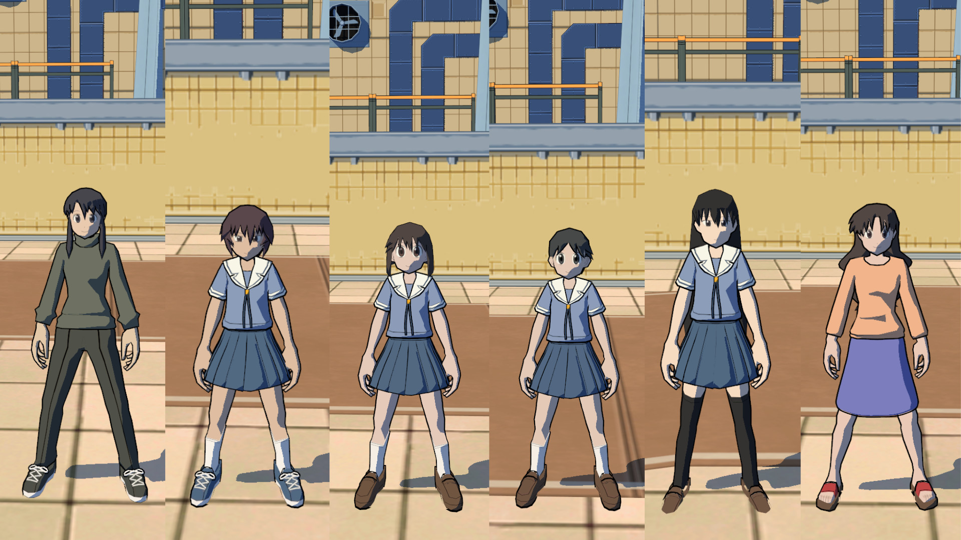 Azumanga Daioh Characters (2/2026 UPDATE) Mod for Bomb Rush Cyberfunk ...