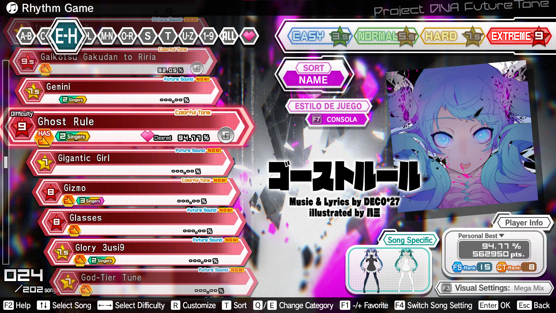 Ghost Rule - NewClassics Mod for Hatsune Miku: Project DIVA Mega Mix+ ...