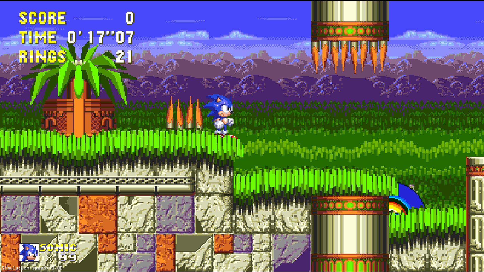 Zone Stylized Spikes Mod for Sonic 3 A.I.R. | S3AIR Mods