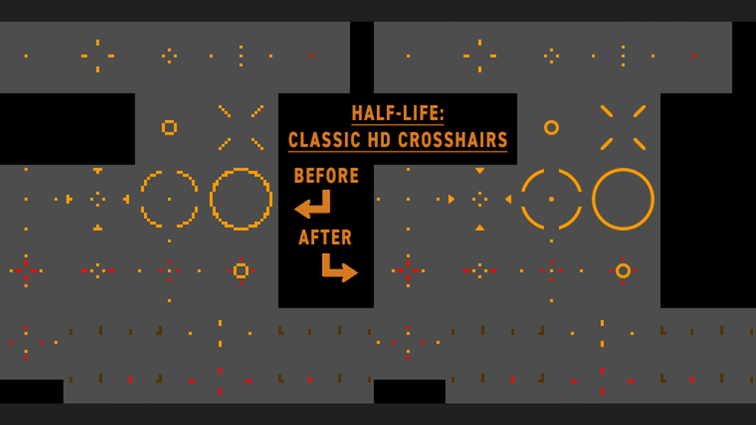 HL1: Classic HD Crosshairs Mod for Half-Life | HL Mods