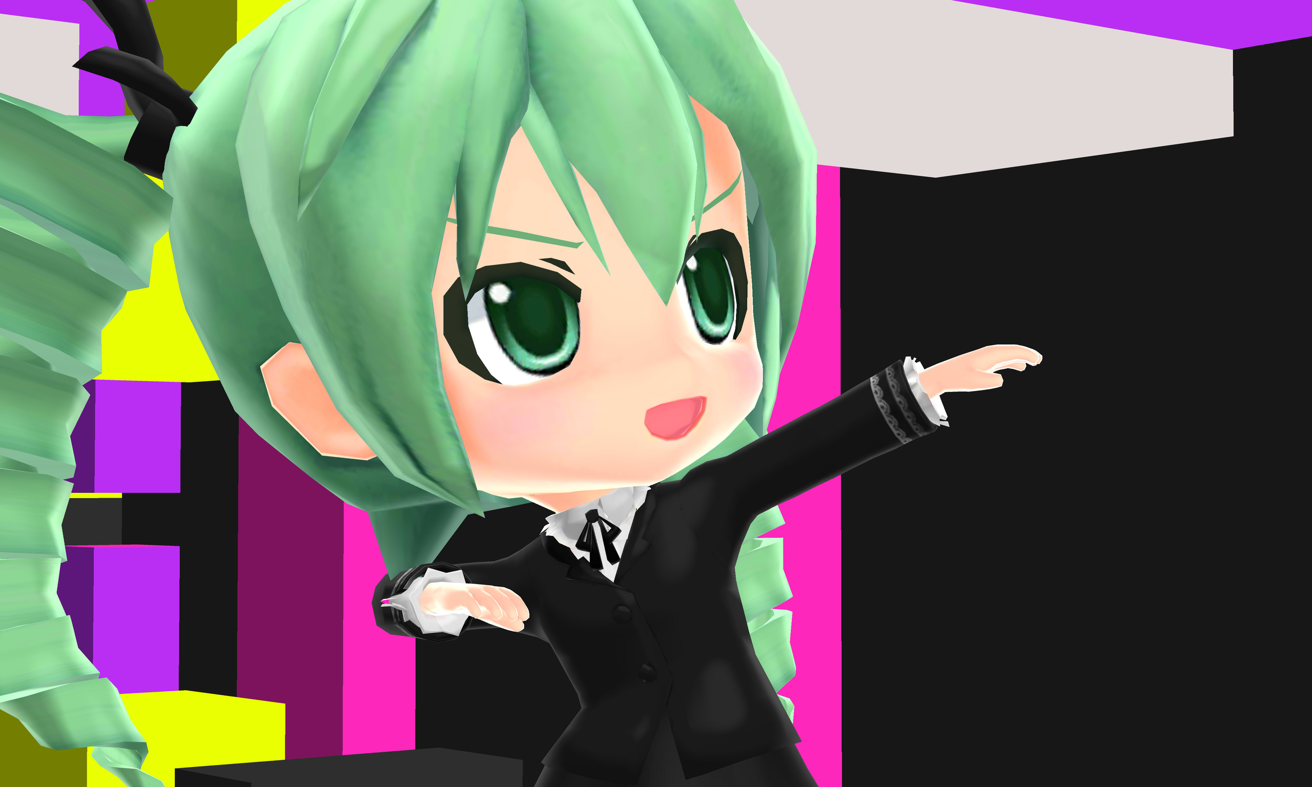 Dark Angel (Secret Police) Outfit Mod for Hatsune Miku: Project Mirai ...