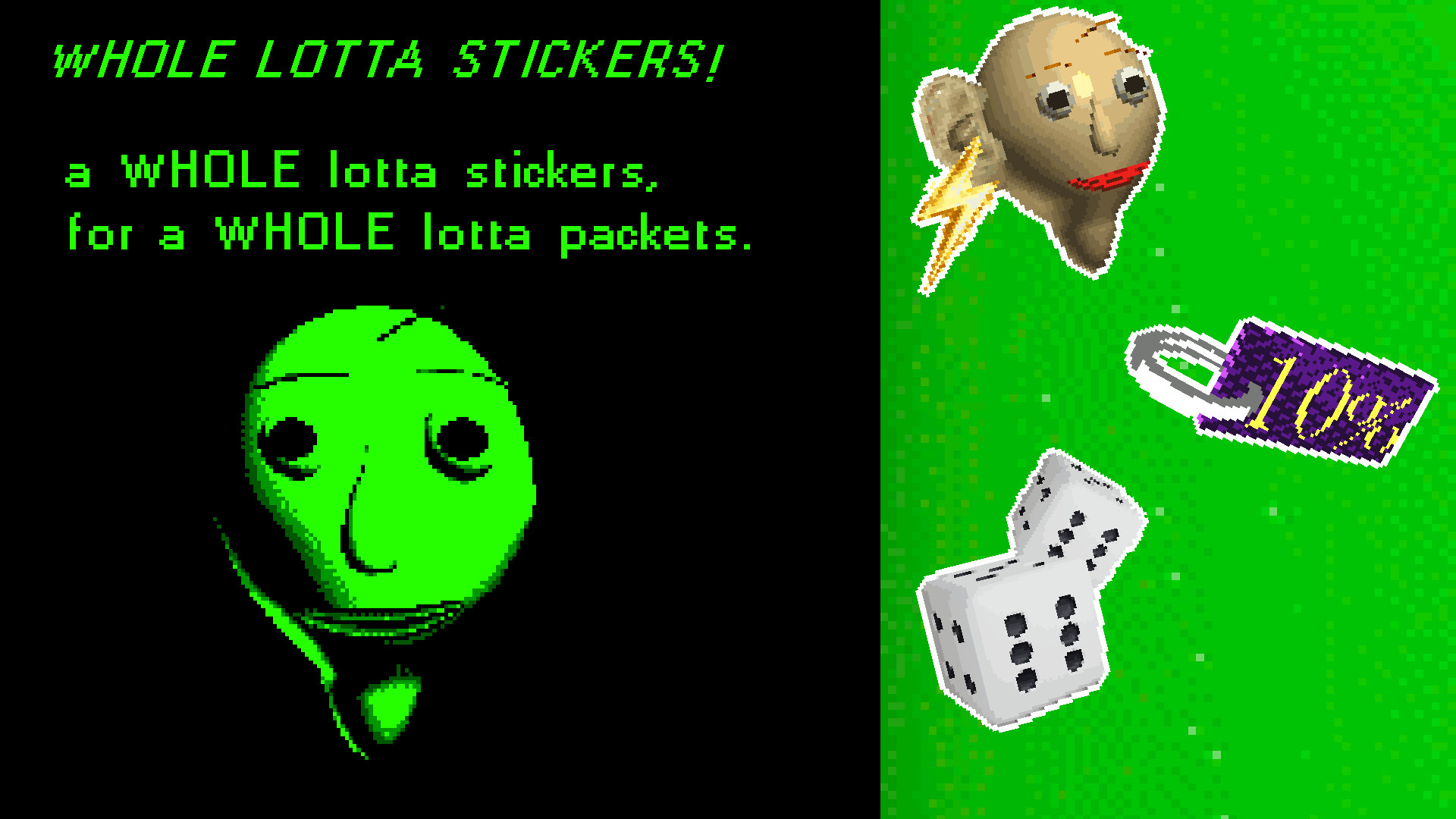 Whole Lotta Stickers! (V0.13.X) Mod for Baldi's Basics | Baldi Mods