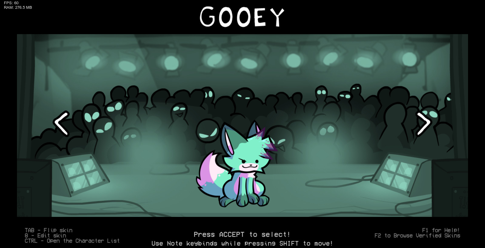 Gooey Skin Psych Online Mod for Friday Night Funkin' | FNF Mods