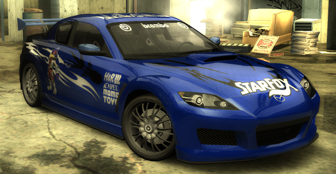 Star Fox Falco Lombardi's Vinyl (Mazda RX-8) Mod for Need for Speed ...