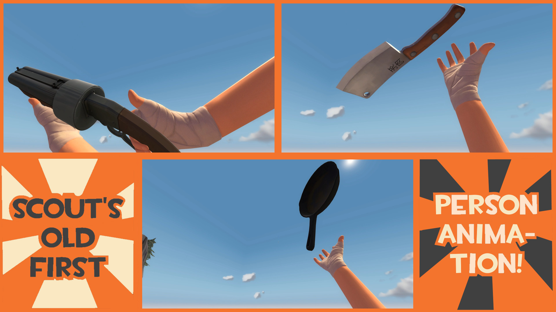Scout's Old First Person Animation Mod for Team Fortress 2 | TF2 Mods
