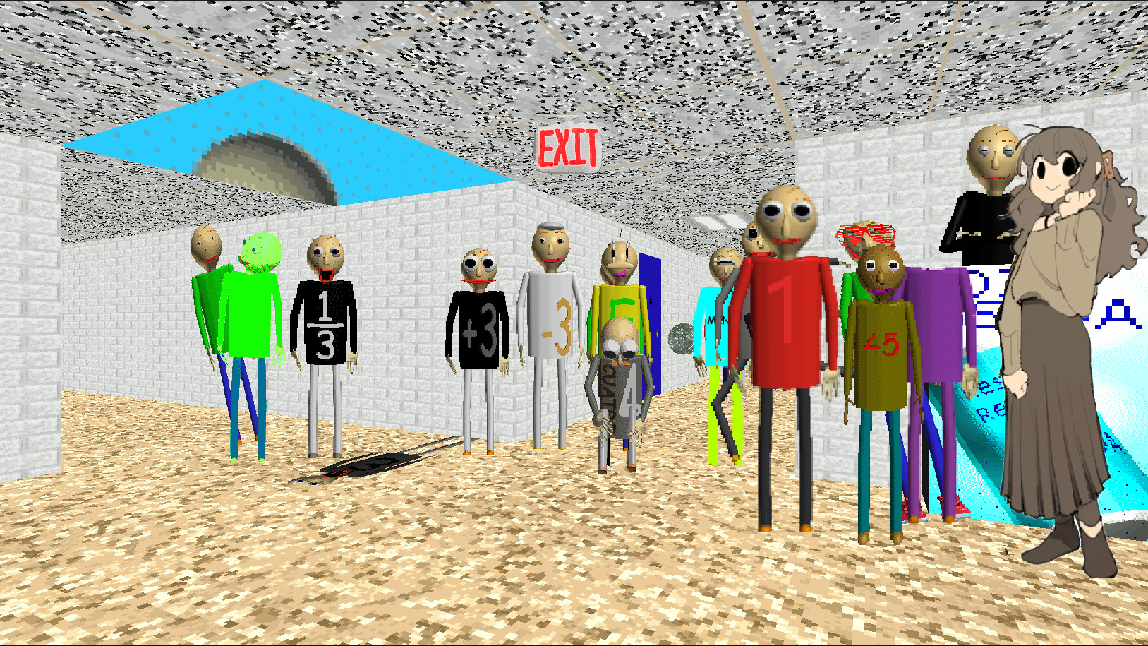 Number 2 Raldi Mod and Helps Baldi Old Version Mod for Baldi's Basics ...