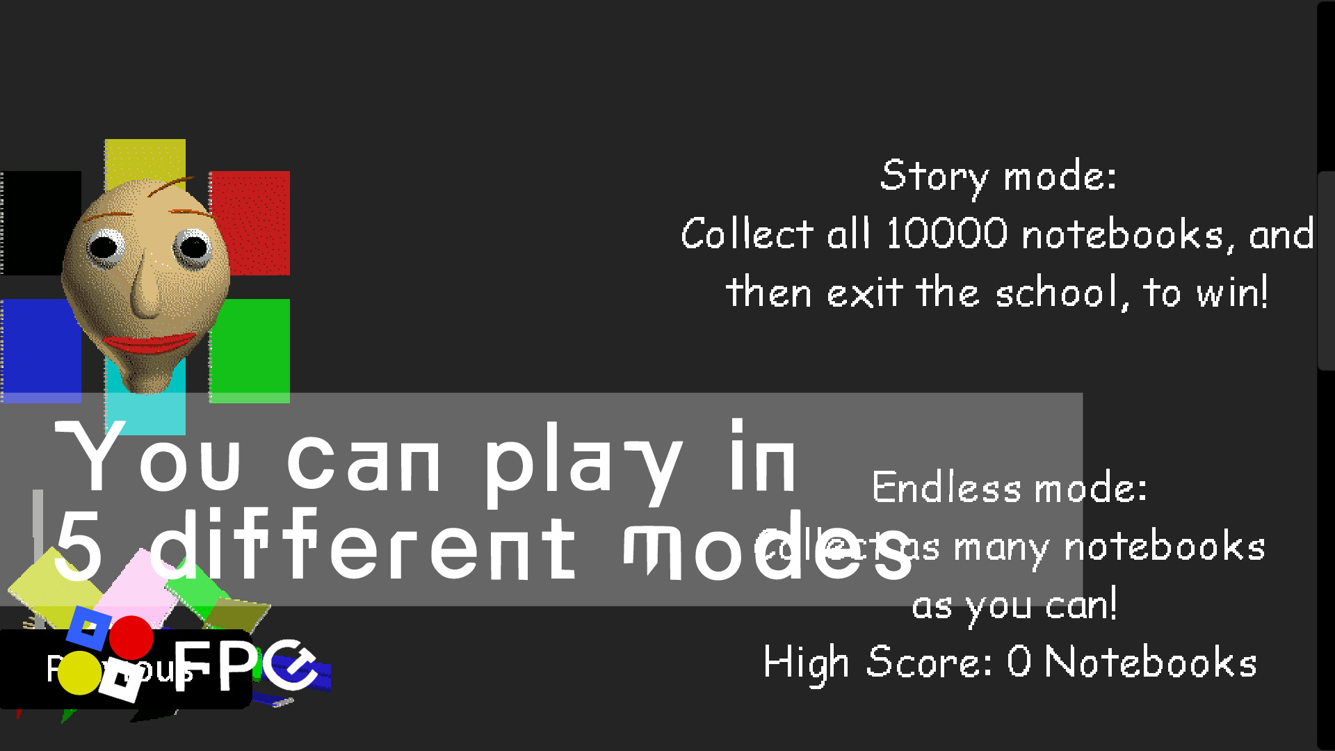Baldi's Basics with 1000-10000 Notebooks Mod for Baldi's Basics | Baldi ...