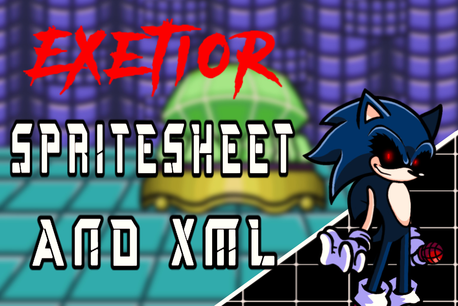 Exetior - Spritesheet and xml V2 Mod for Friday Night Funkin' | FNF Mods
