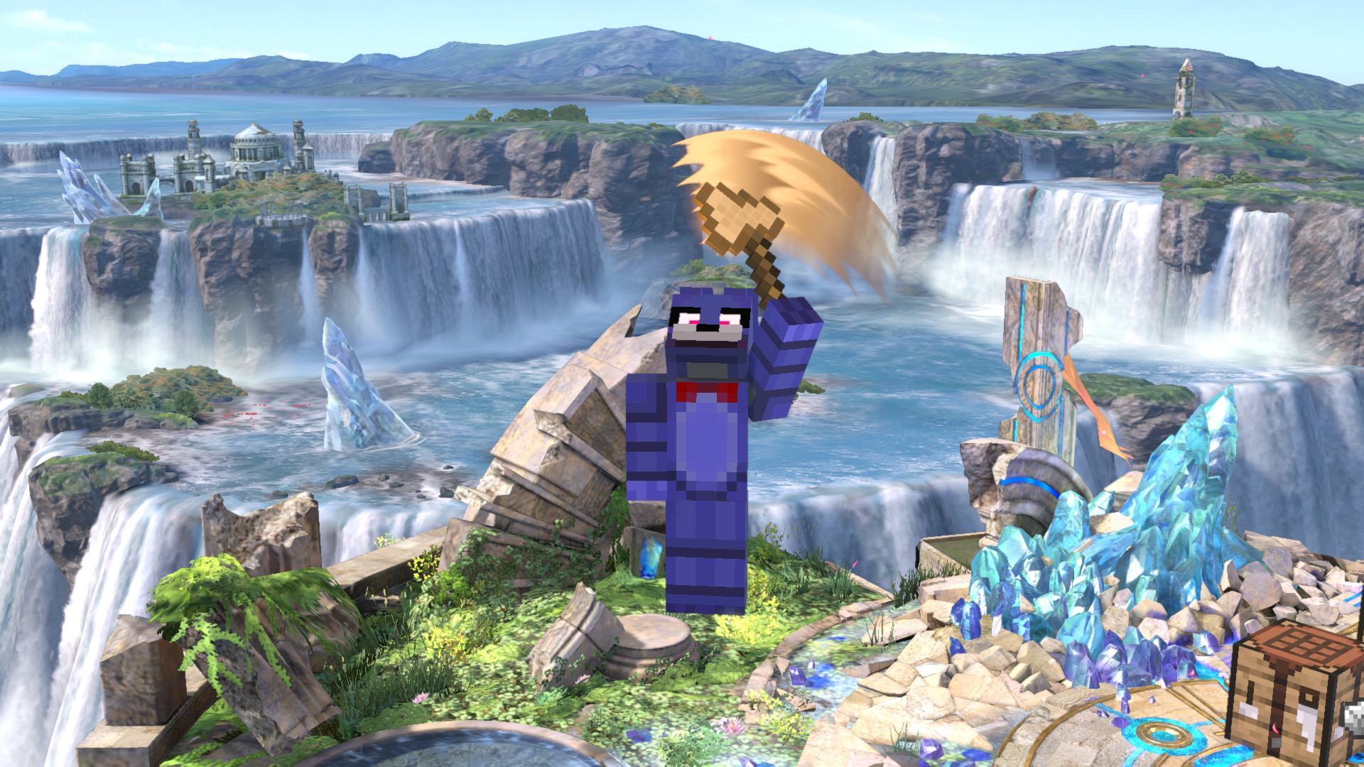 JudeLow Minecraft Skin over c00 Mod for Super Smash Bros. Ultimate ...