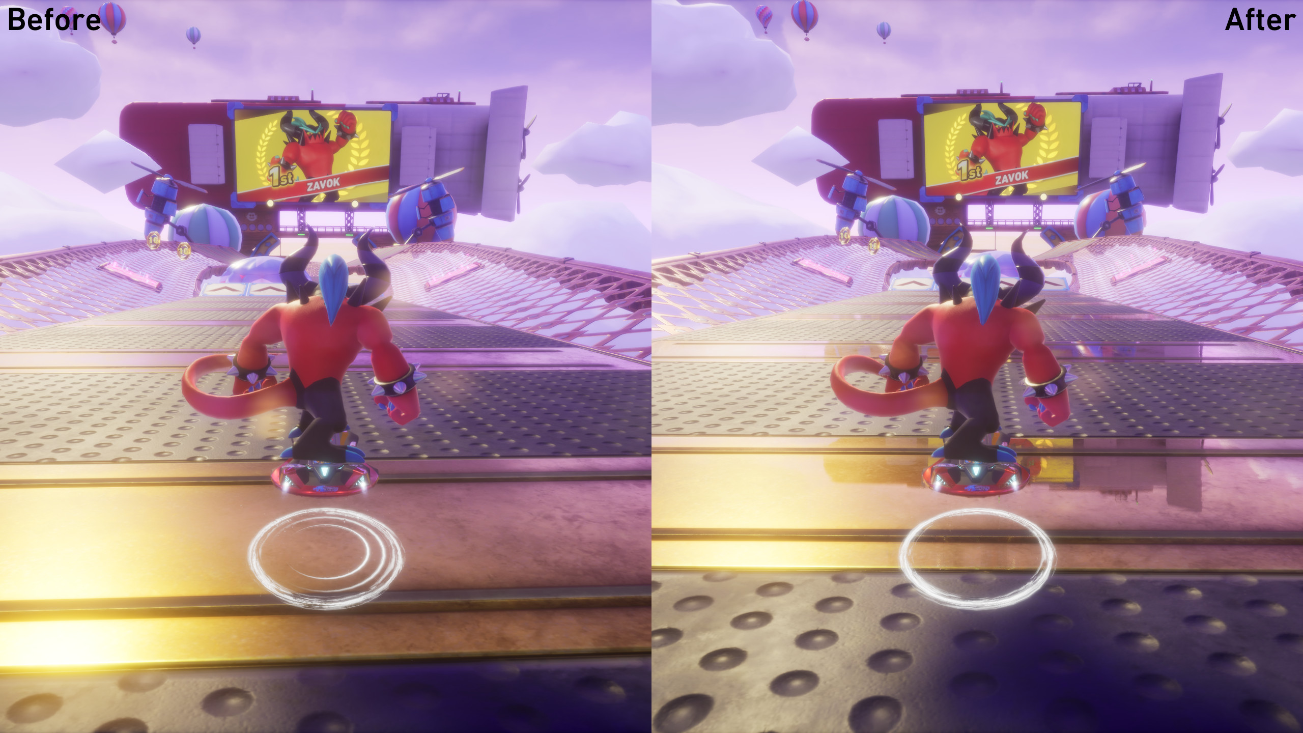 Reflection Fix for Sky Road and Kraken Bay Mod for Sonic Racing ...
