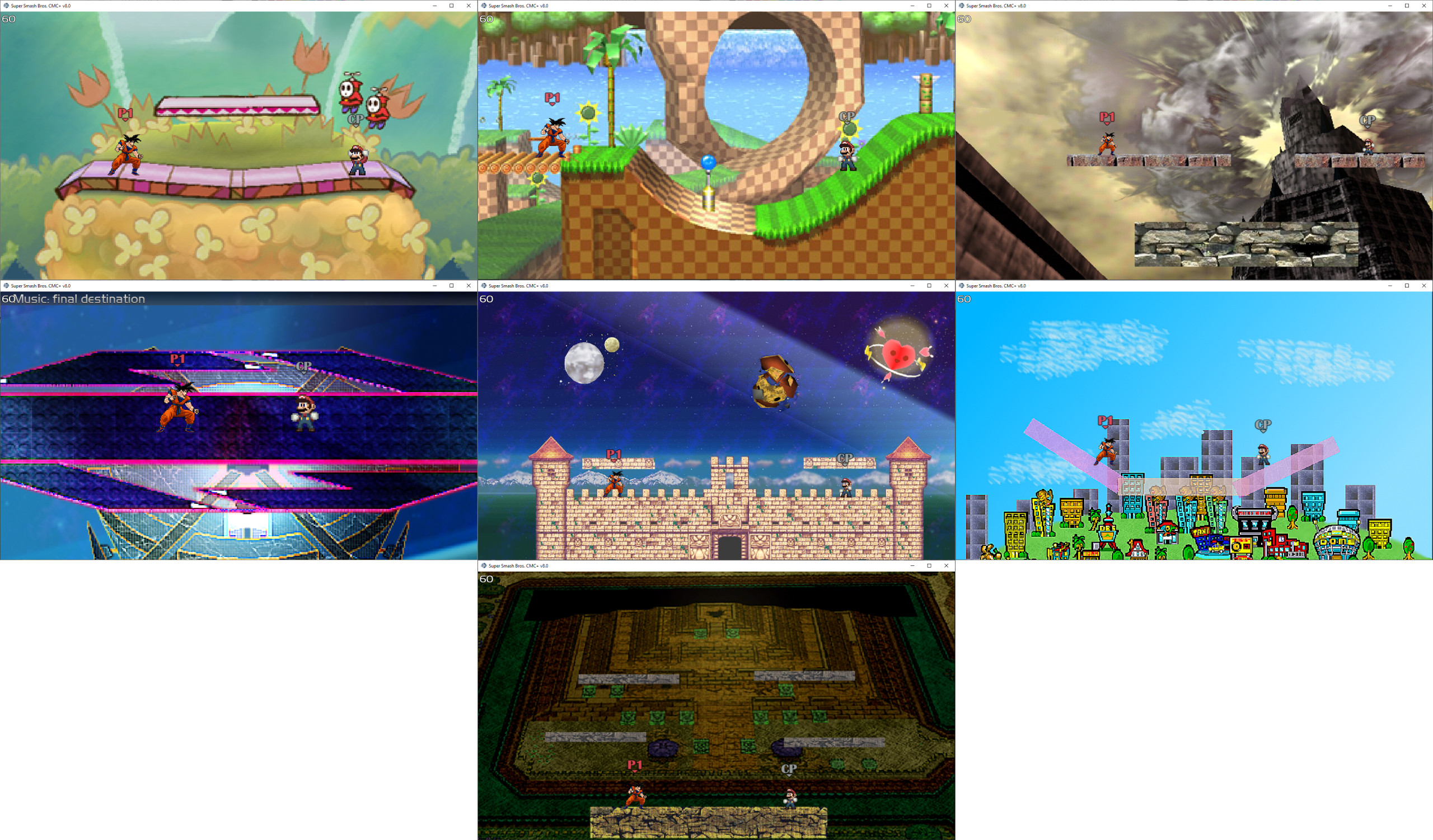 A bunch of early proto stages (Various) Mod for Super Smash Bros ...