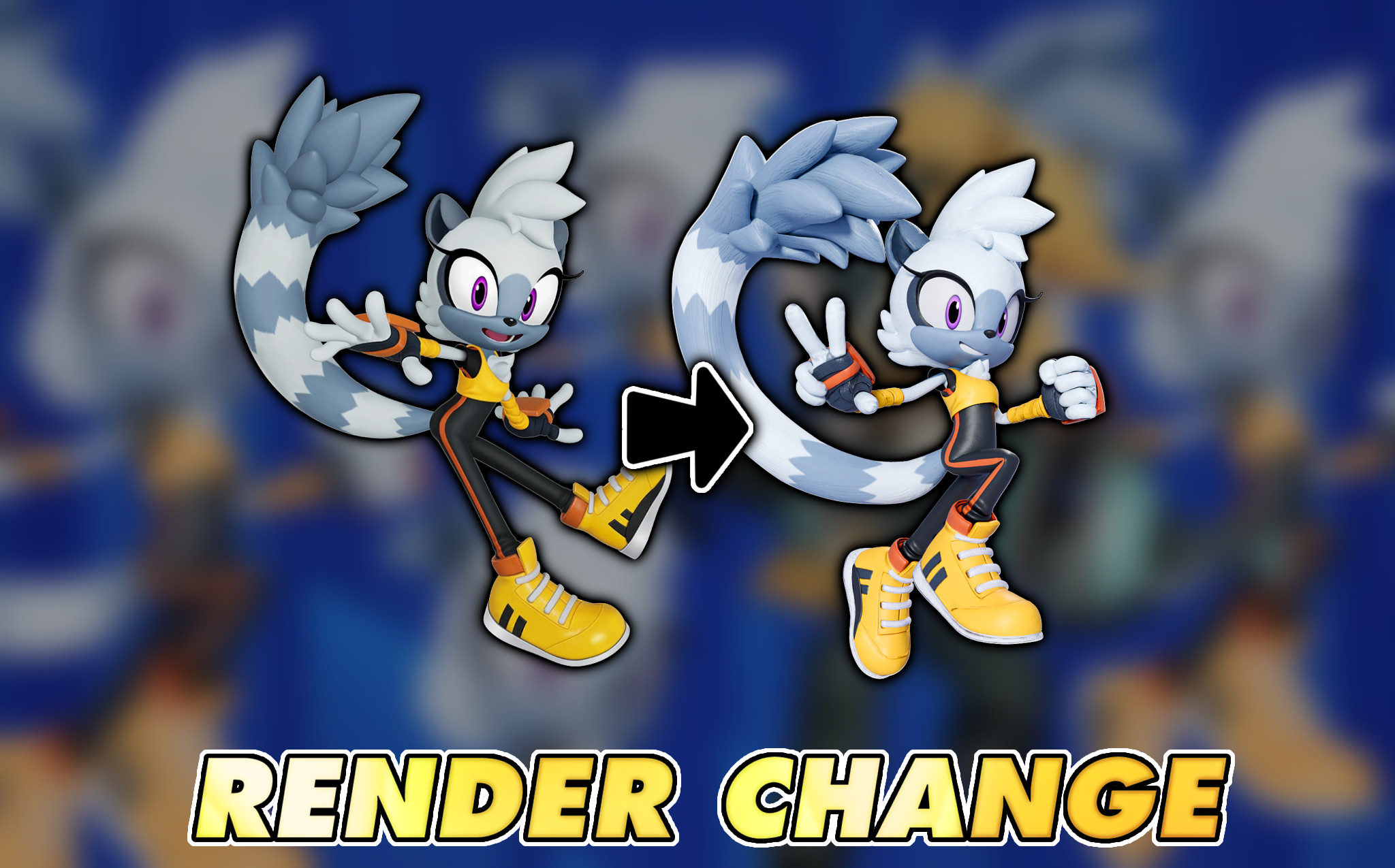 Tangle Render Replacement Mod for Sonic Racing: CrossWorlds | SR:CW Mods