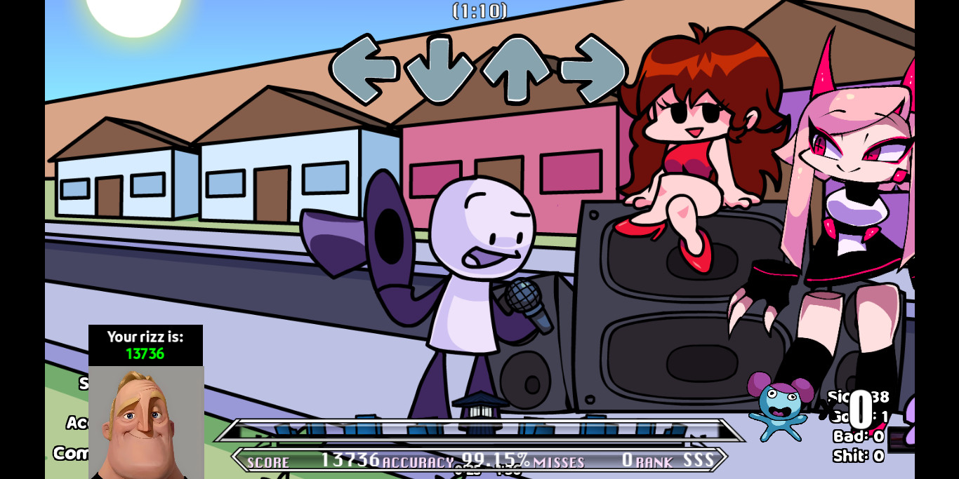 banami skin psych online Mod for Friday Night Funkin' | FNF Mods