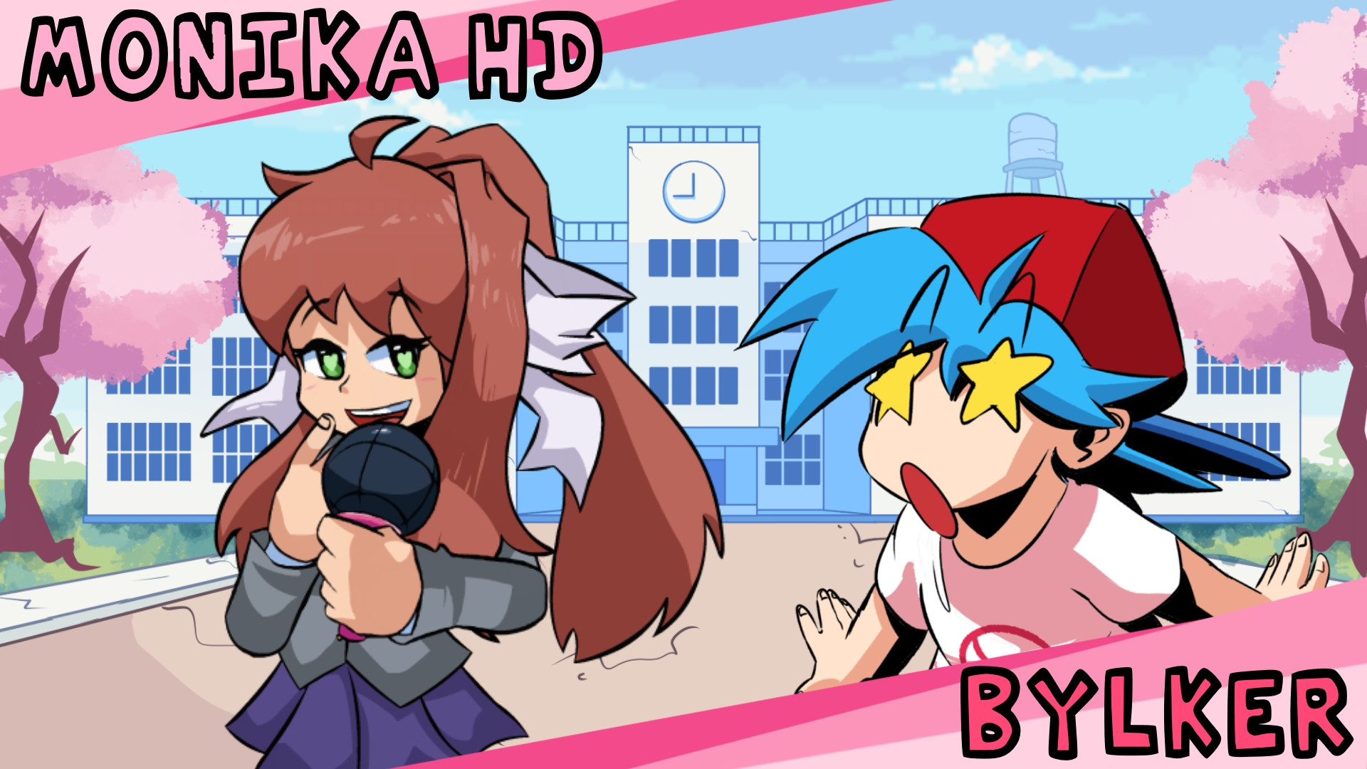 FNF Vs Monika HD Mod for Friday Night Funkin' | FNF Mods
