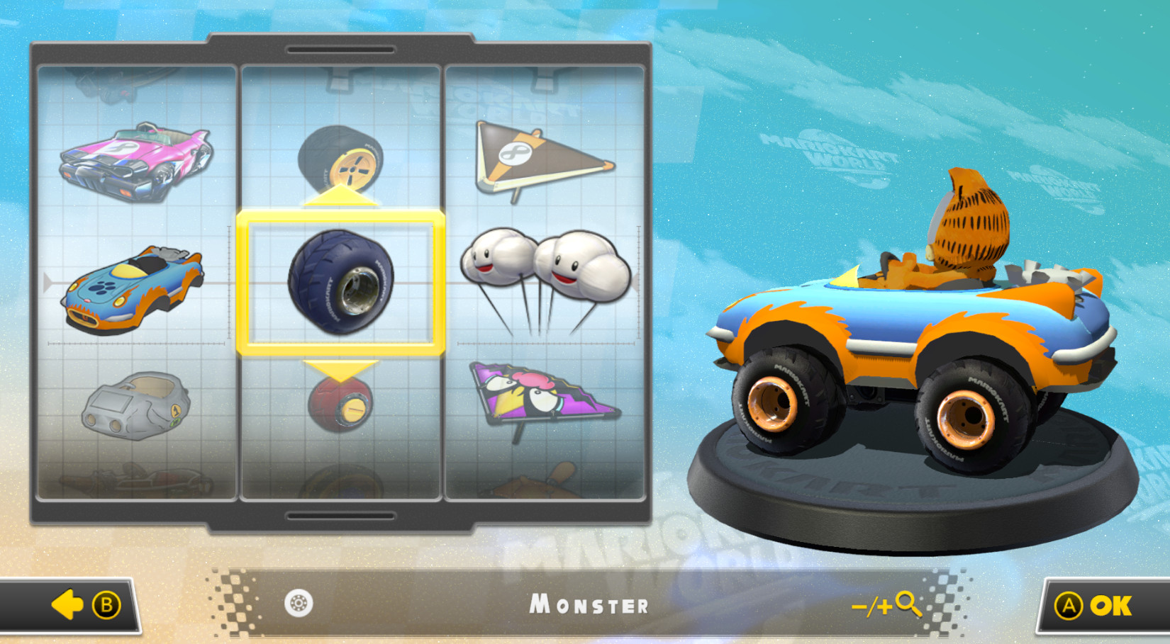 Garfield Formula ZZZ Mod for Mario Kart 8 Deluxe | MK8D Mods