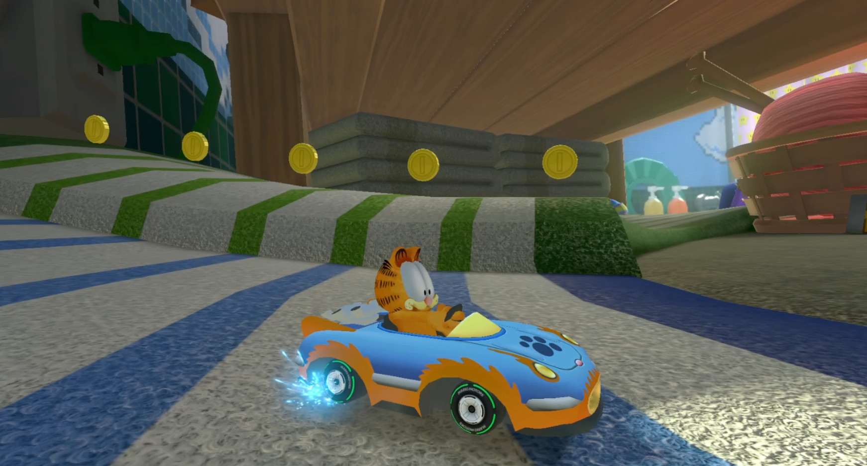 Garfield Formula ZZZ Mod for Mario Kart 8 Deluxe | MK8D Mods
