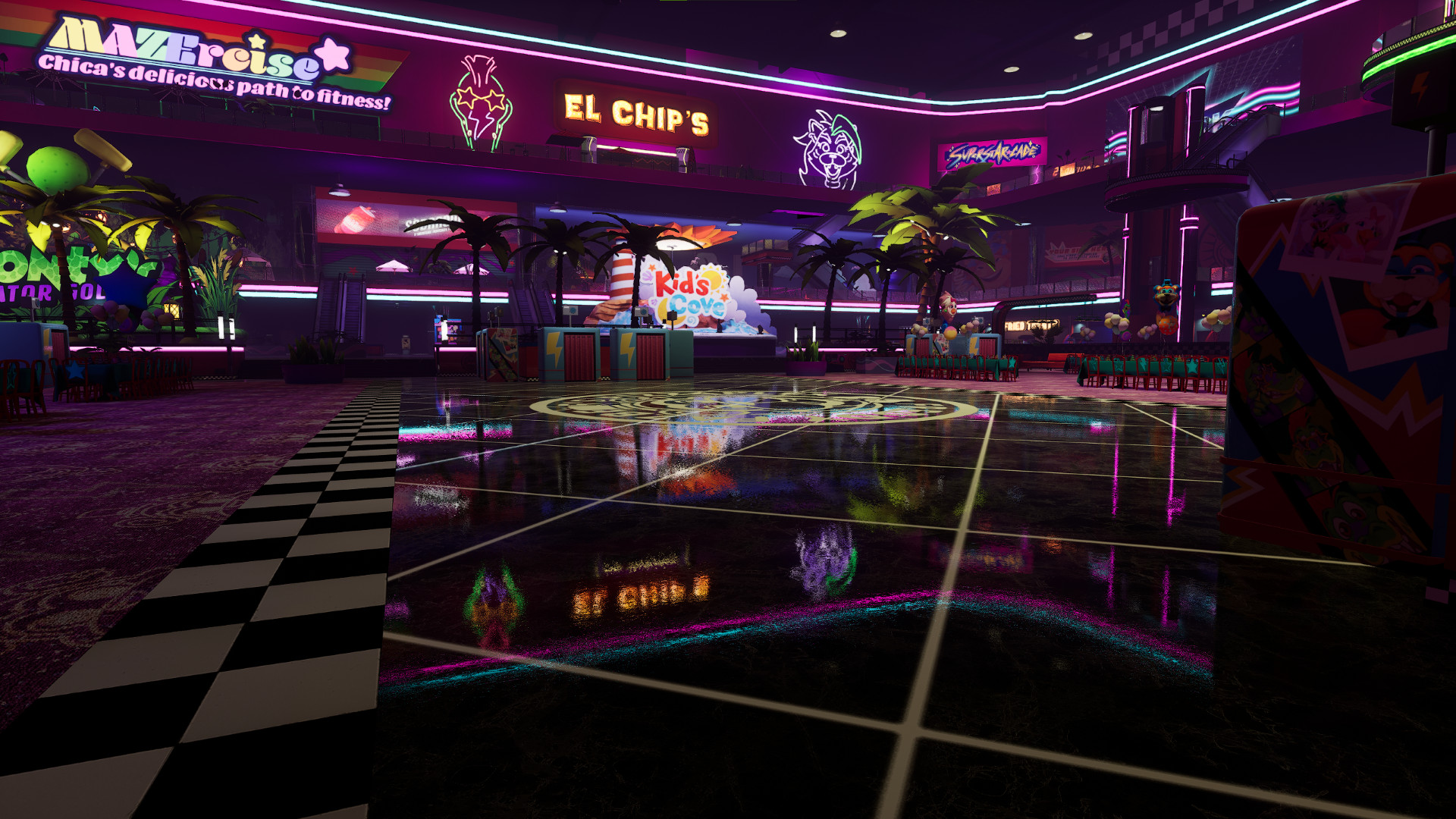 Improved Floor Tiles Mod for Five Nights at Freddy's: Security Breach ...