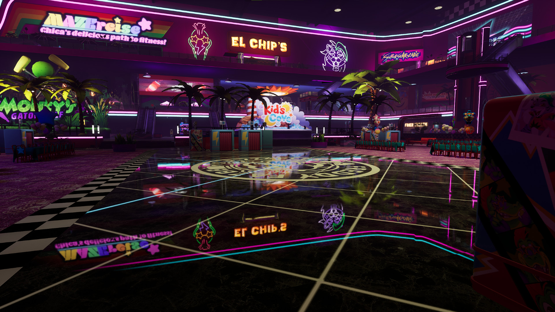Improved Floor Tiles Mod for Five Nights at Freddy's: Security Breach ...