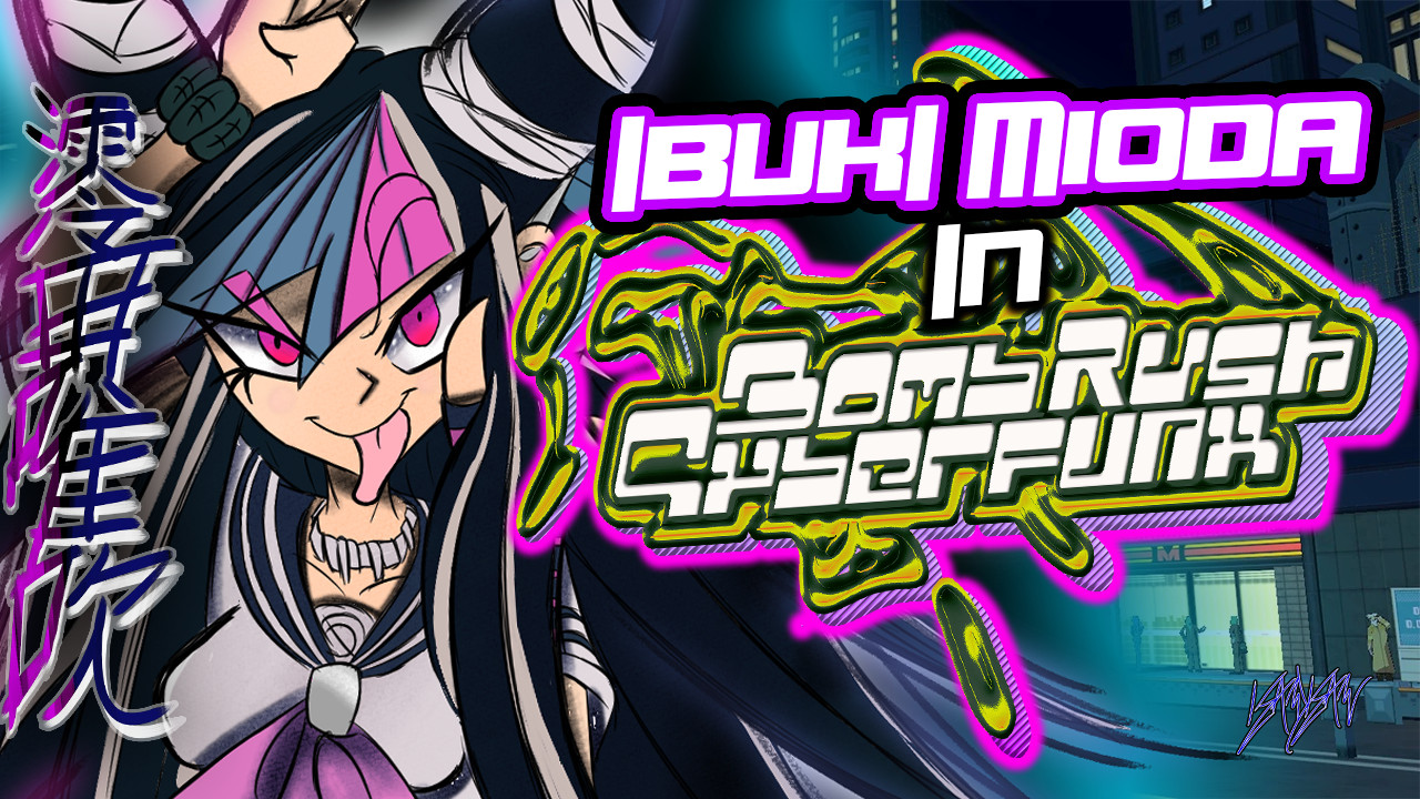 Ibuki Mioda Mod for Bomb Rush Cyberfunk | BRC Mods