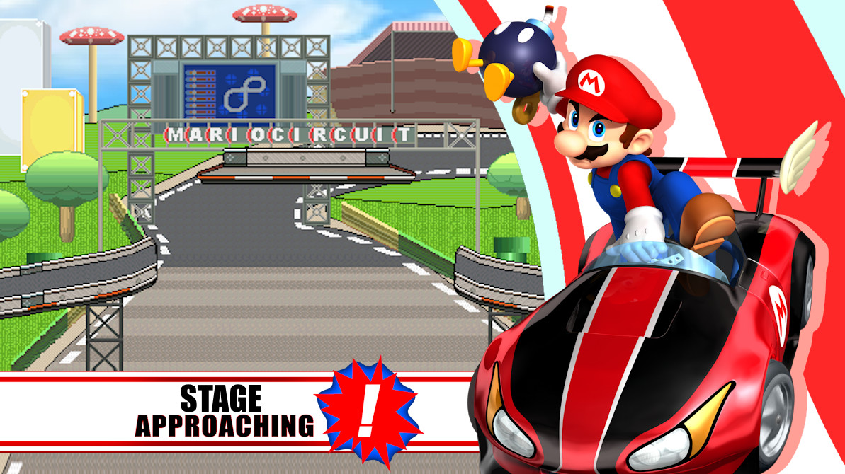 Mario Circuit (Mario Kart DS/SSBB) (9.6/CMC+) Mod for Super Smash Bros ...