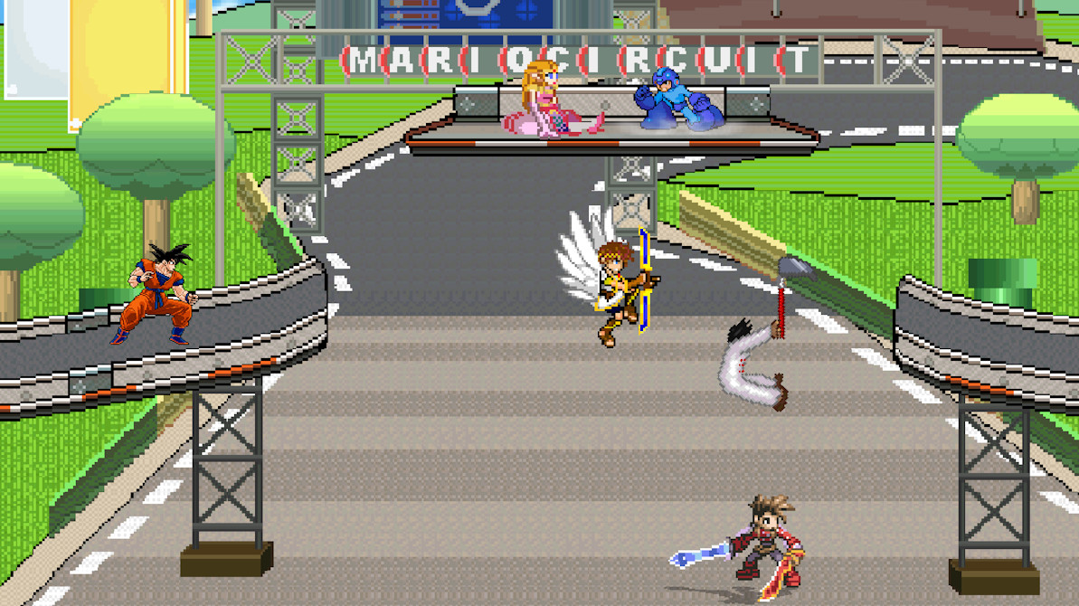 Mario Circuit (Mario Kart DS/SSBB) (9.6/CMC+) Mod for Super Smash Bros ...