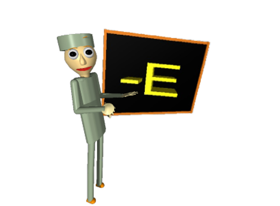 MINUS E Mod for Baldi's Basics | Baldi Mods