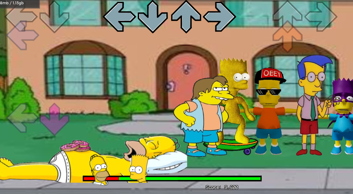 Vs Simpsons Memes (V2 BART MIXES UPDATE) Mod for Friday Night Funkin ...