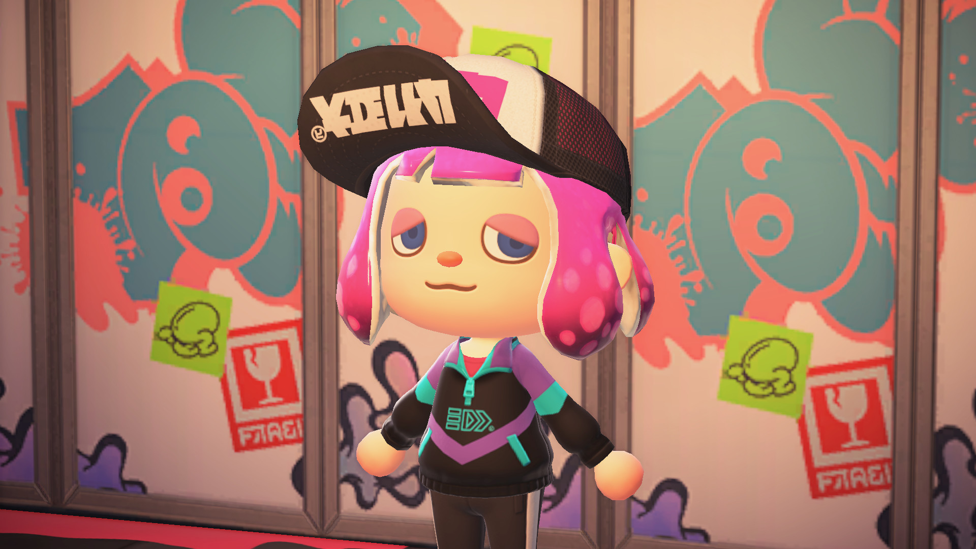 Inkling Wig Mod Mod for Animal Crossing: New Horizons | ACNH Mods