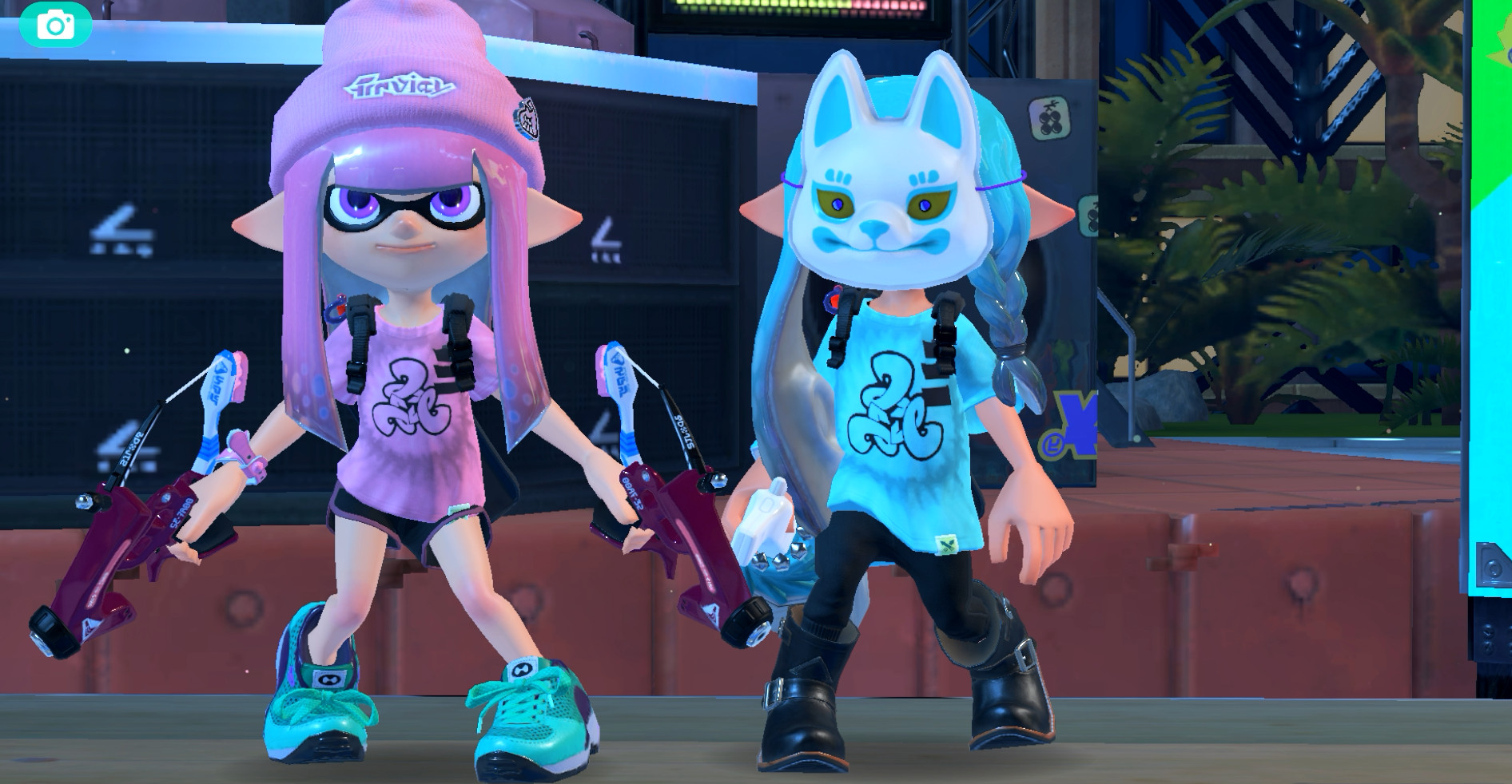 Teamcolor Splatfest Tee over Takoroka \m/ Alien Mod for Splatoon 3 ...