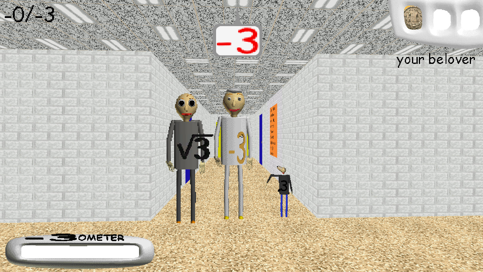 MINUS THREE Mod for Baldi's Basics | Baldi Mods