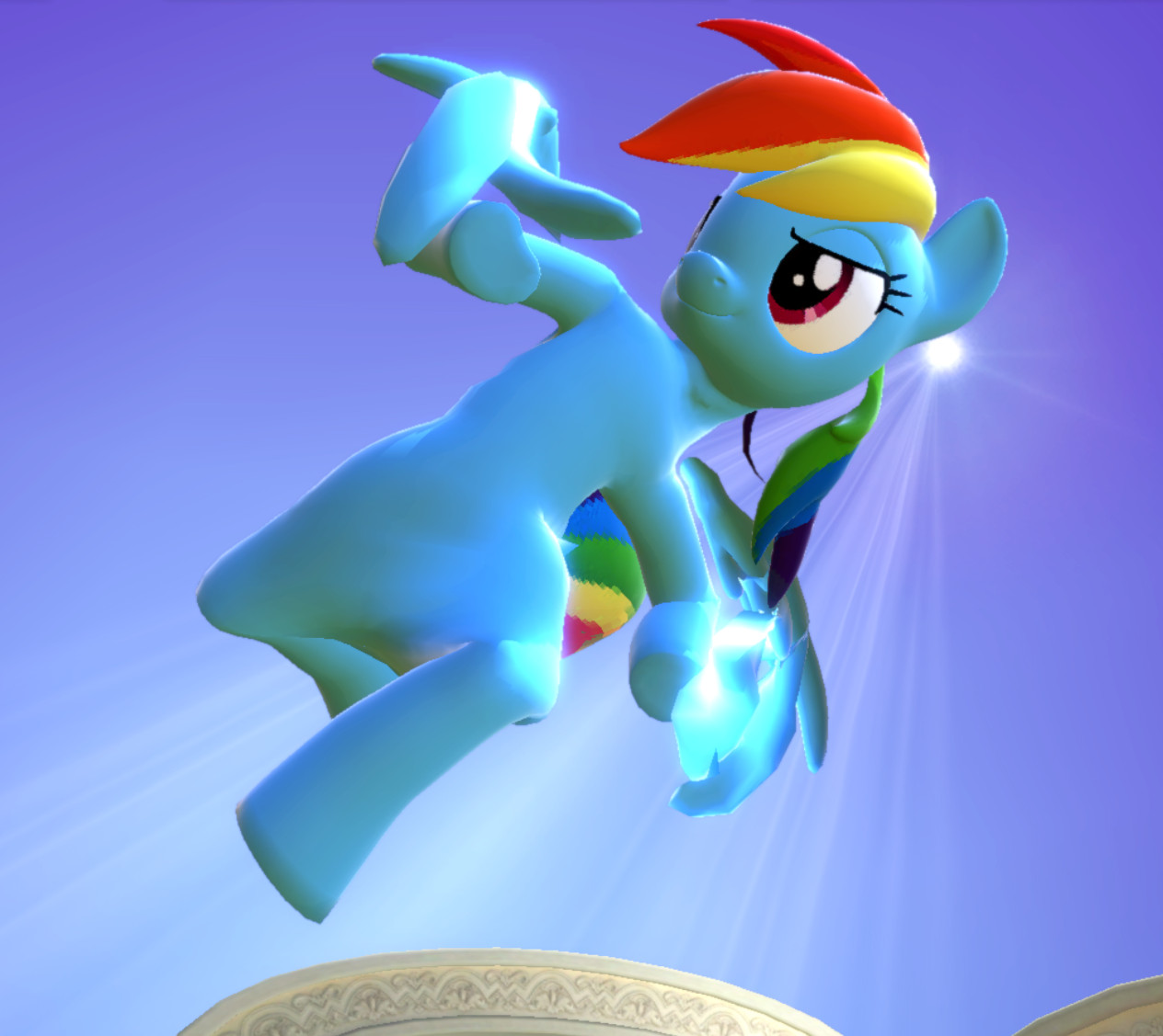 Rainbow Dash over Falco (slot 02) Mod for Super Smash Bros. Ultimate ...