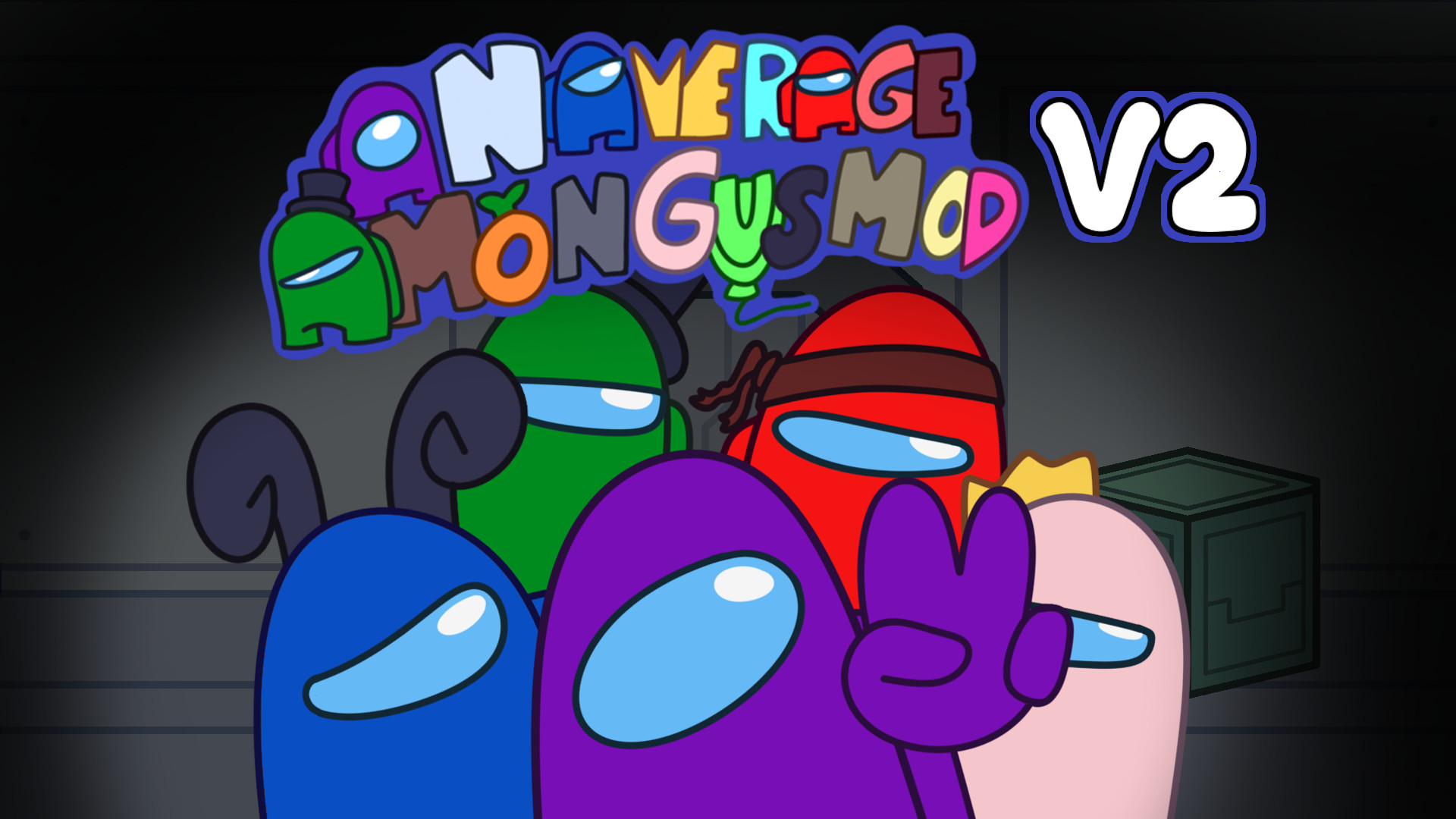 An Average Among Us Mod V2 Mod for Friday Night Funkin' | FNF Mods