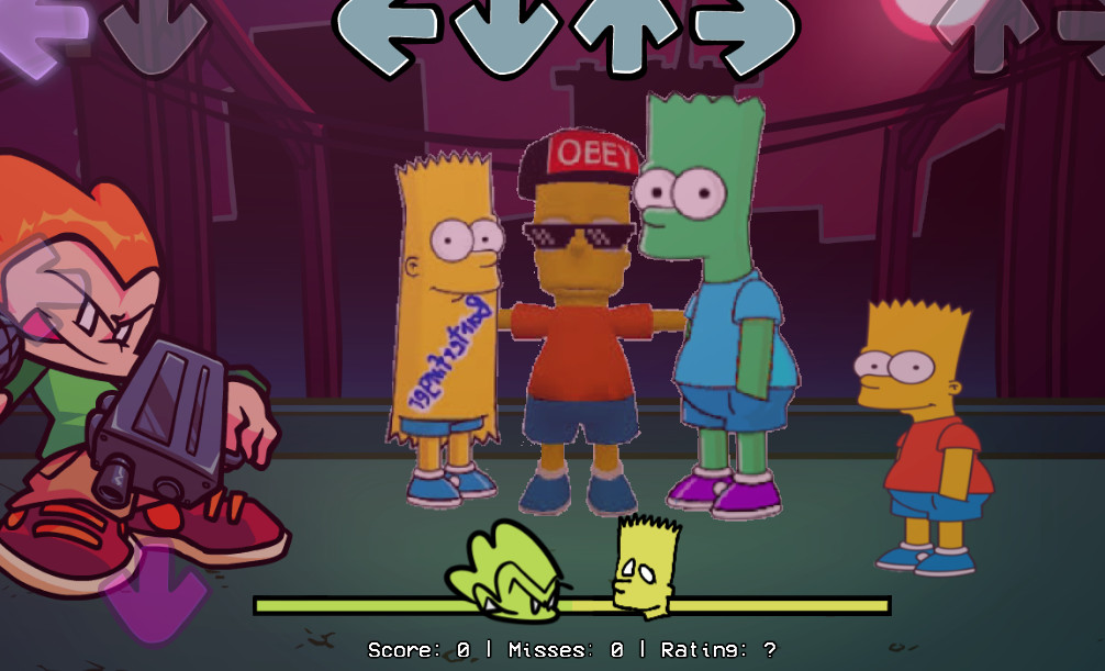 Vs Simpsons Memes (V2 BART MIXES UPDATE) Mod for Friday Night Funkin ...
