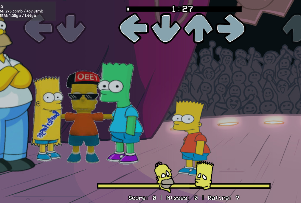 Vs Simpsons Memes (V2 BART MIXES UPDATE) Mod for Friday Night Funkin ...