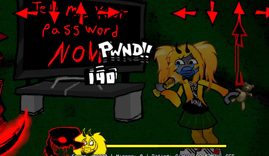 SCARY MESSAGE fanchart - FNF Goner Song Mod for Friday Night Funkin ...