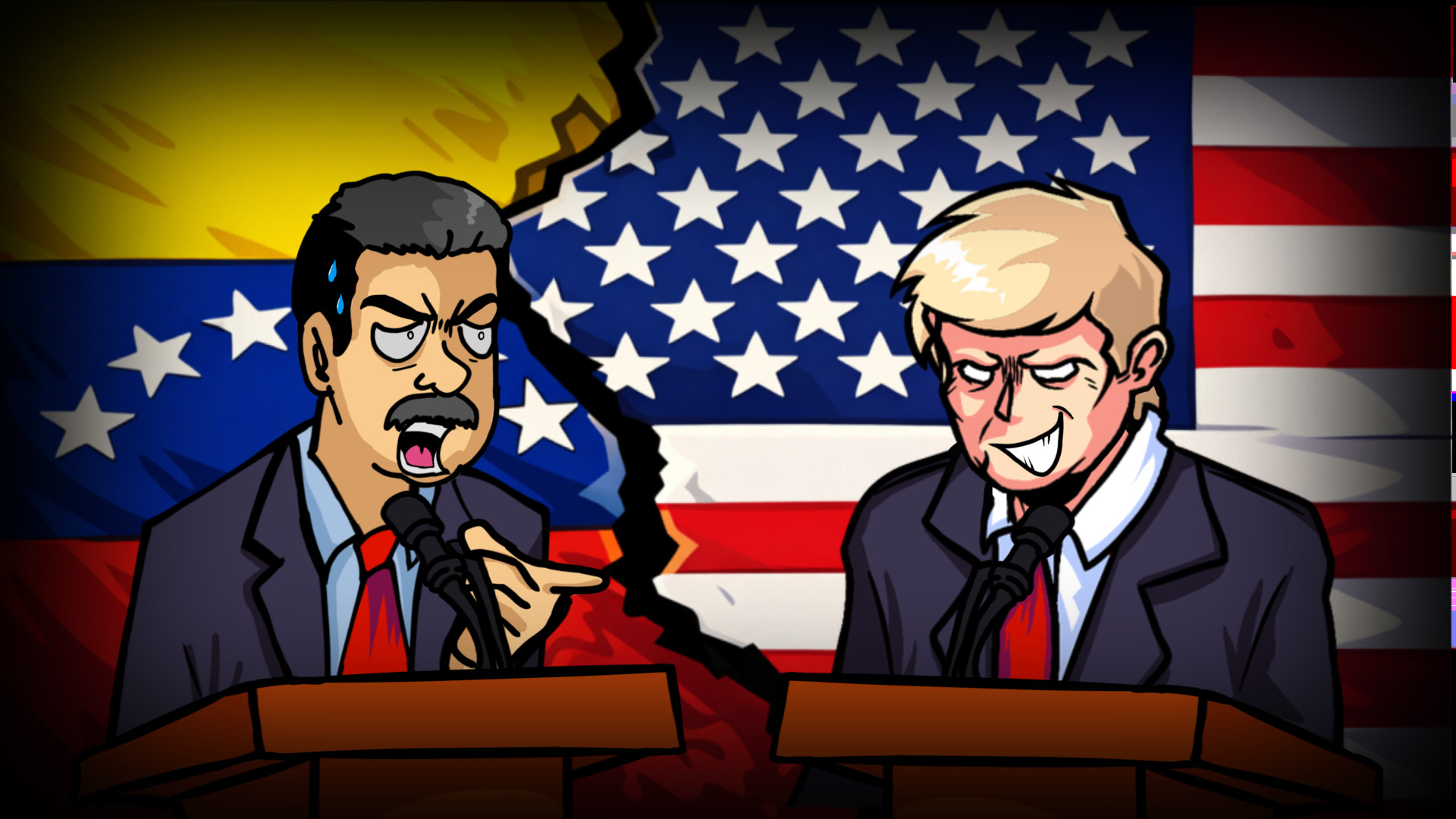 Donald trump vs maduro Mod for Friday Night Funkin' | FNF Mods
