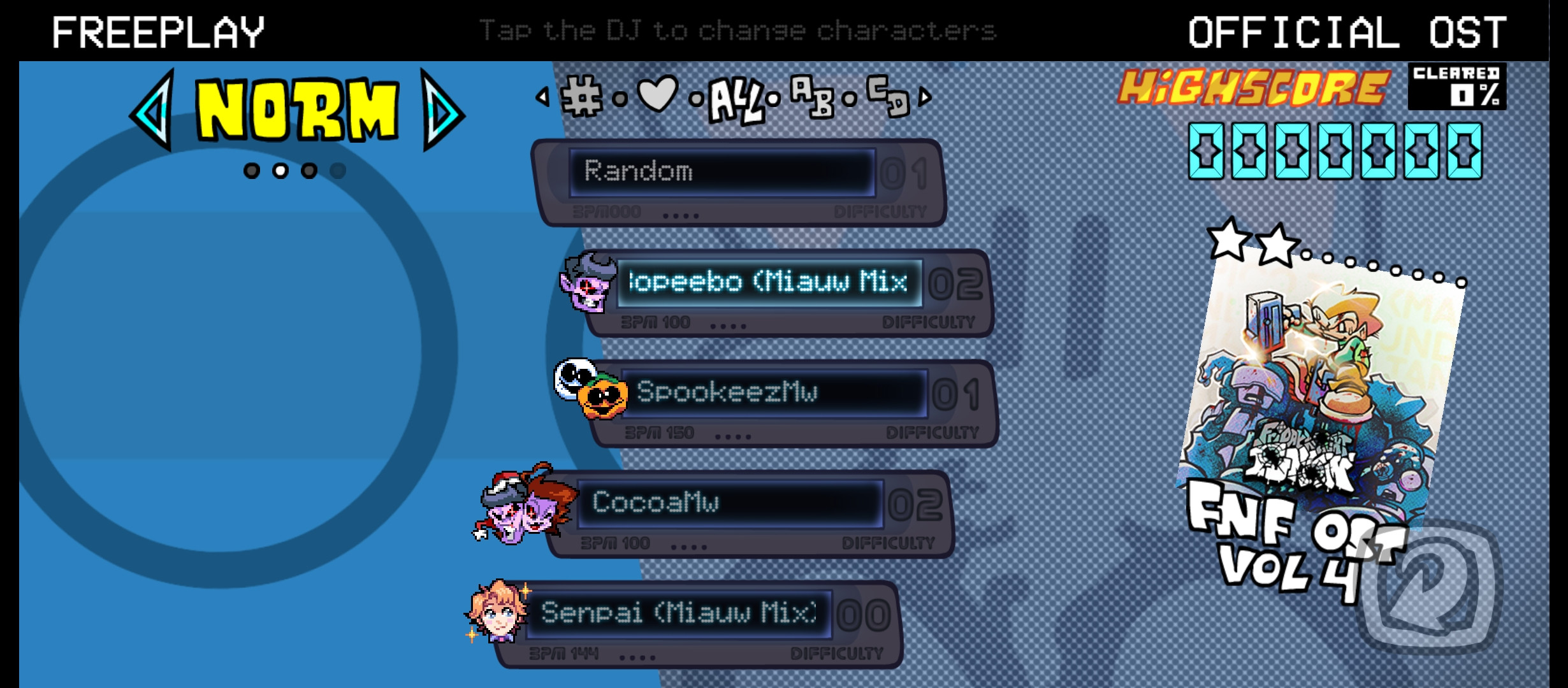 FNF: Miauw Mix (First Upd Yay) Mod for Friday Night Funkin' | FNF Mods