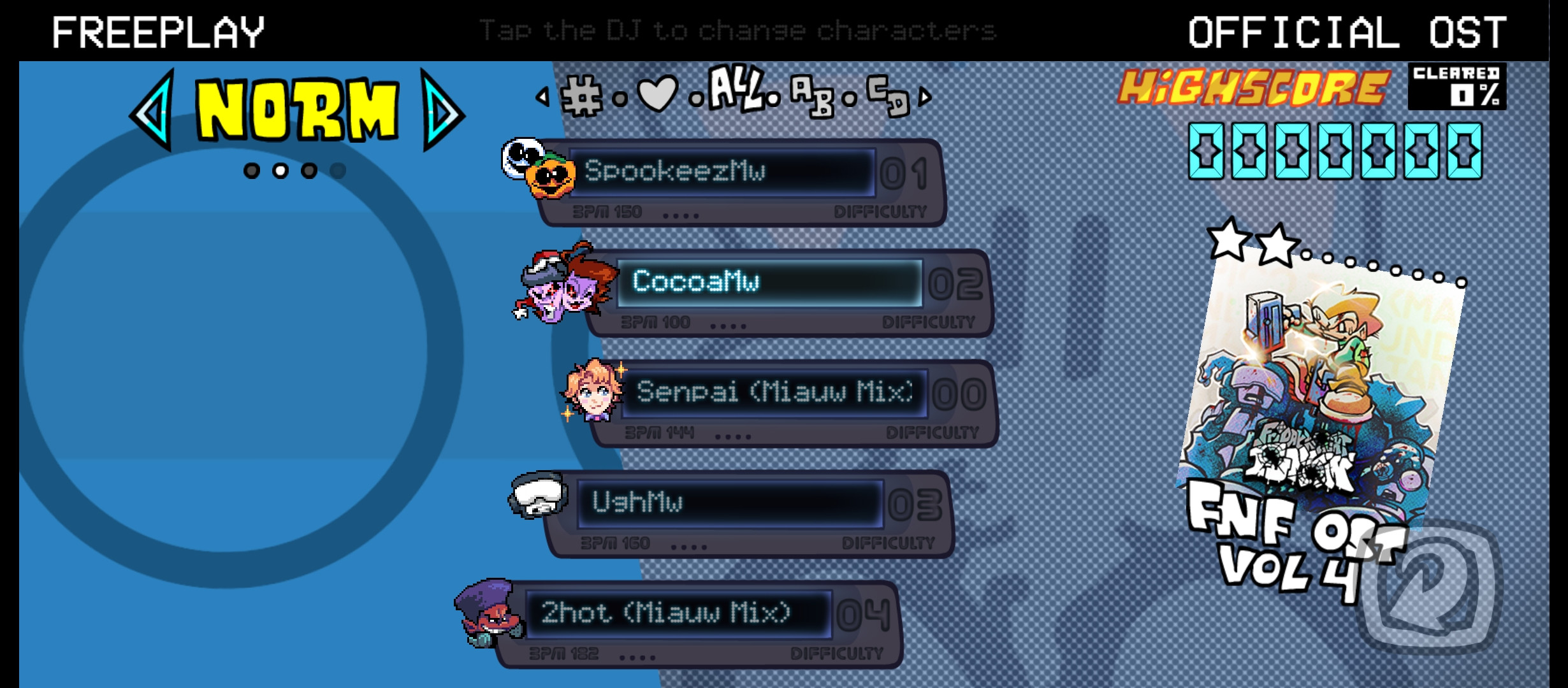 FNF: Miauw Mix (First Upd Yay) Mod for Friday Night Funkin' | FNF Mods