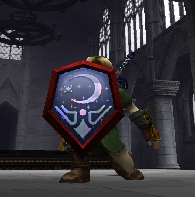 Sparkling Crescent Mirror Shield For Better Link Mod for The Legend of ...