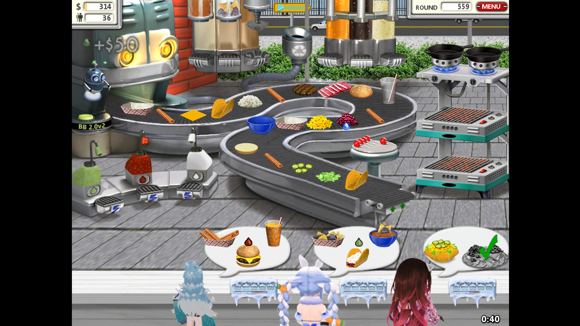 Hololive pack Mod for Burger shop 3 | BS3 Mods