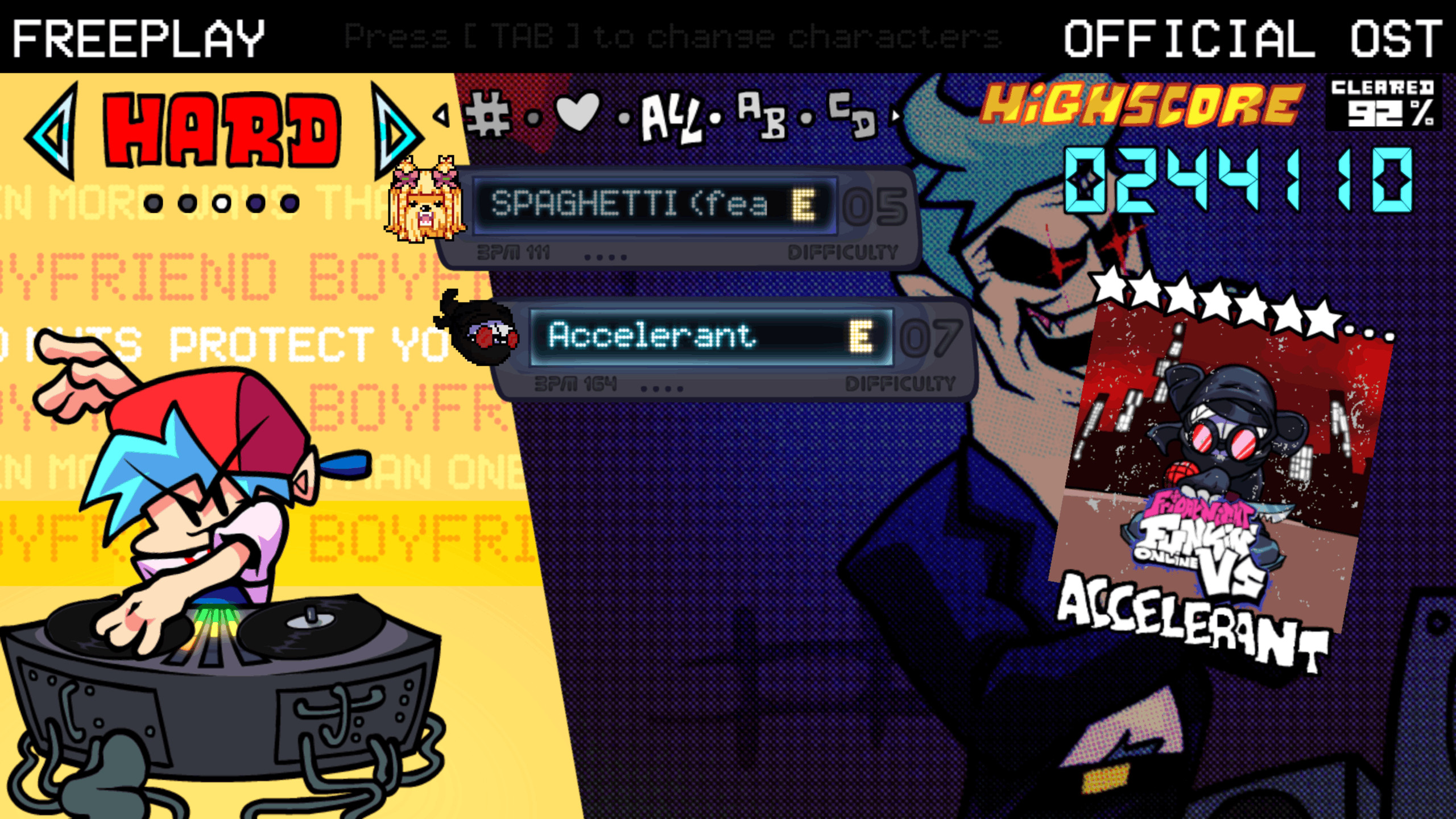 The Full Accelerant Experience (V-SLICE) Mod for Friday Night Funkin ...